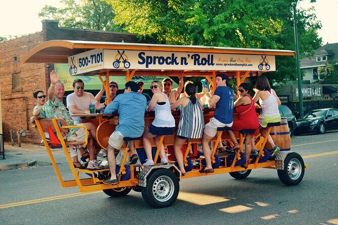 1.5-Hour Public Party Bike Ride in Downtown Memphis - The Itinerary in Detail