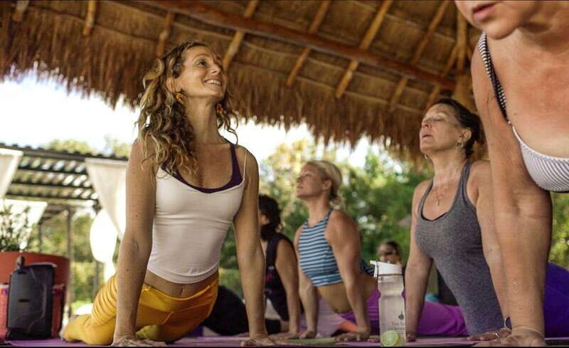 1 day of yoga with bike tour to the Cozumel cenote - The Experience from Others