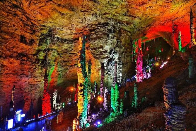 1-Day Private Tour to Glass Bridge & Yellow Dragon Cave - Key Points