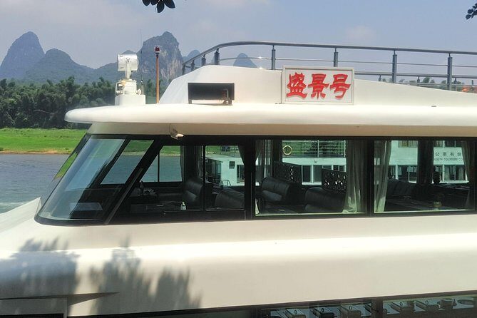 1 Day Relaxing Li River Cruise With The 4 Star Luxury Boat lower Deck Seating - The Scenic Journey on the Li River