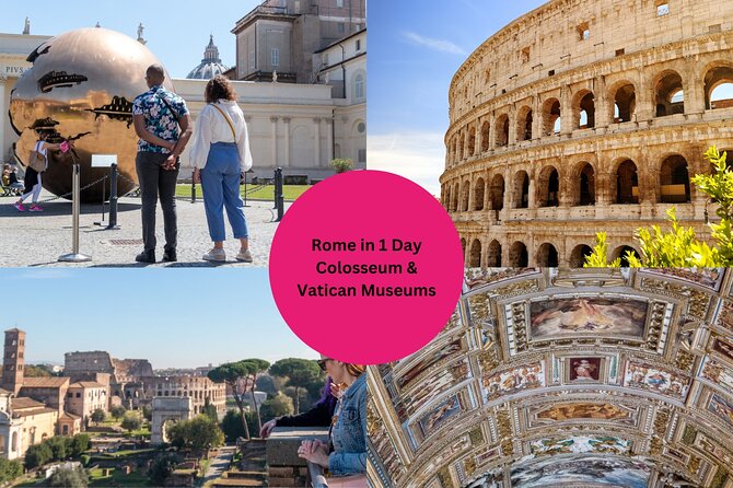 1-Day Rome: Vatican & Colosseum Tour - Colosseum Experience