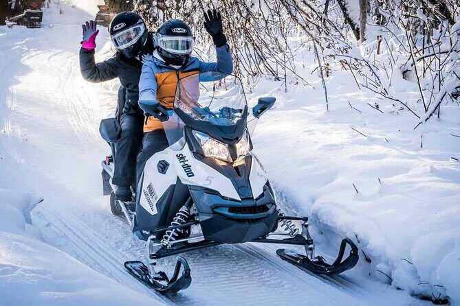 1 Hour Double Rider Snowmobile - Key Points