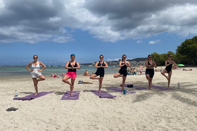 1 Hour Ibiza Beach Yoga Class - What the Experience Looks Like