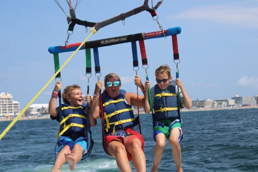 1-Hour Ocean Parasailing Adventure in Ocean City, MD - The Experience of Flying High Over Ocean City