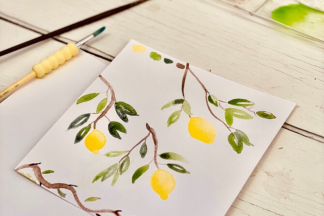 1 Hour Watercolor Workshop in Parikia Paros! - Participant Experiences