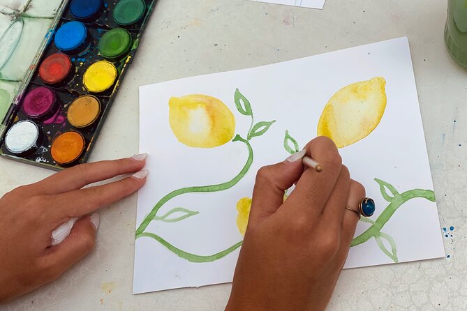 1 Hour Watercolor Workshop in Parikia Paros! - Creativity and Relaxation