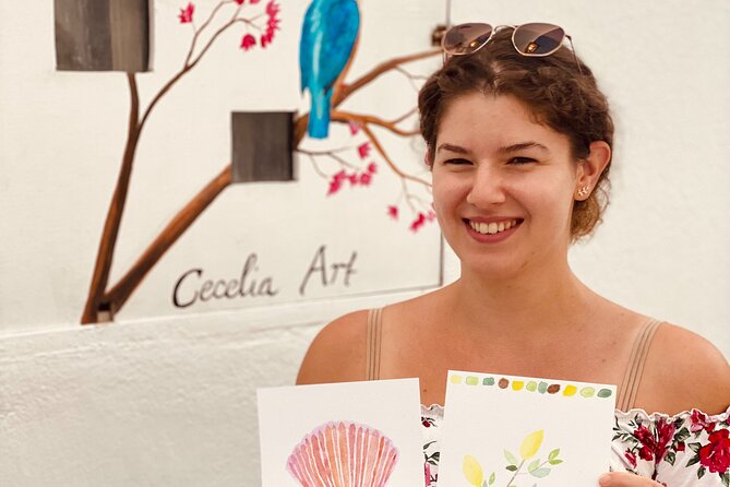 1 Hour Watercolor Workshop in Parikia Paros! - Local Recommendations
