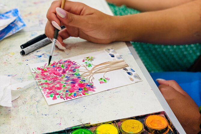 1 Hour Watercolor Workshop in Parikia Paros! - Creating Cherished Memories