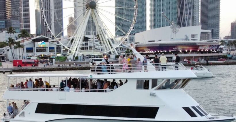100ft 200 passenger 3 story mega yacht w open bar at Bayside - The Practical Side: Getting There and Timing