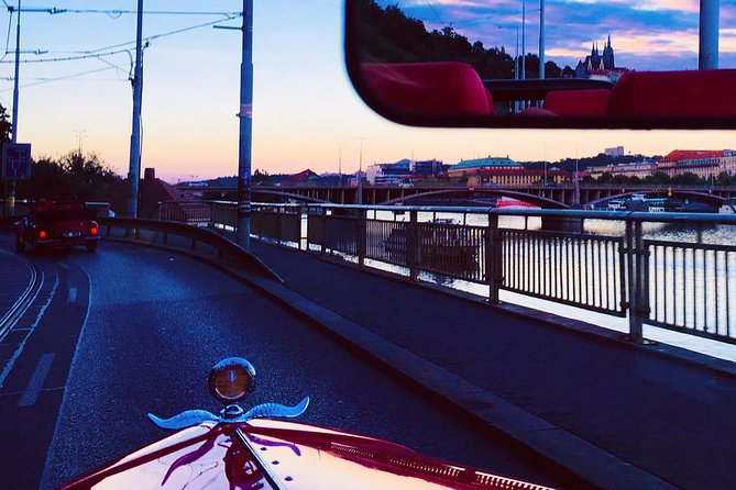 1,5 hour oldtimer convertible Prague sightseeing tour - Authentic Perspectives from Travelers
