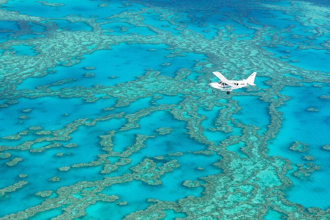 1hour Scenic Flight Heart Reef, Whitehaven Beach, Hill Inlet, GBR - Key Points