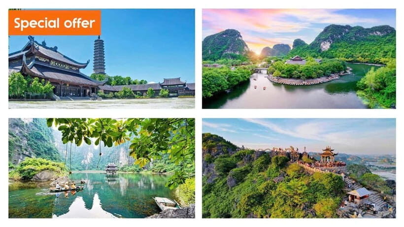2 Day Ninh Binh: Hoa Lu/Bai Dinh- Trang An/Tam Coc- Mua Cave - Key Points