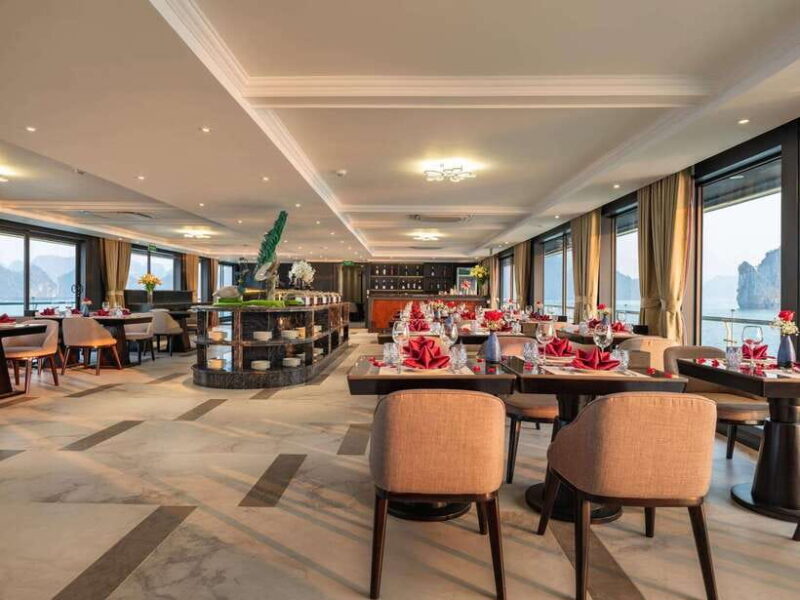 2-Day or 3-Day: Halong&Lan Ha Bay Cruise 5* balcony, bathtub - Key Points