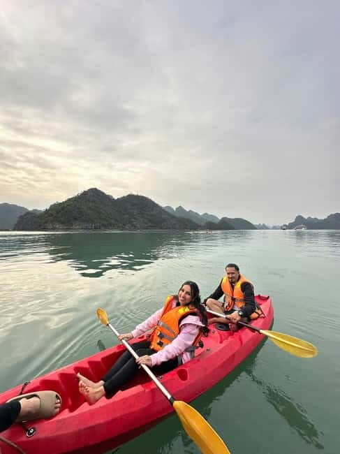 2-Day or 3-Day: Halong&Lan Ha Bay Cruise 5* balcony,bathtub - Key Points