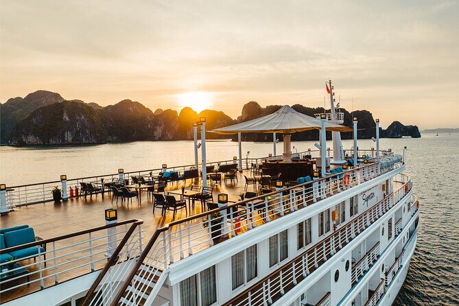 2 Days Mercury Cruise Exploration in Halong Bay from Hanoi - Sunset and Evening Activities