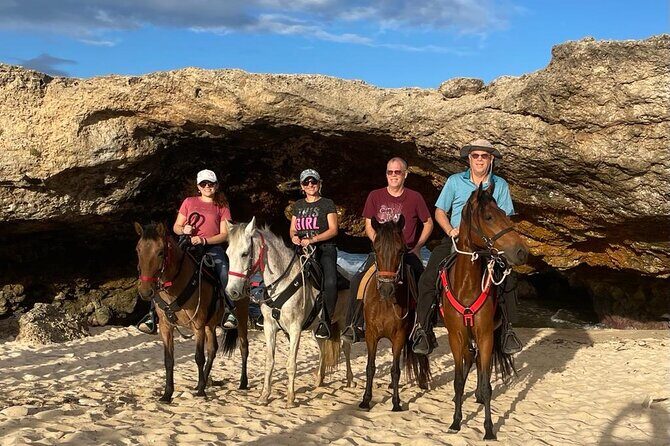 2-Hour Horseback Riding Tour to Little Natural Bridge in Aruba - Key Points