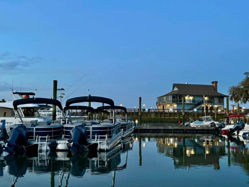2 Hour Private 24 ft. Luxury Pontoon Hilton Head Boat Rental - Key Points