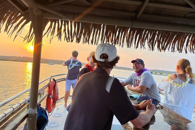 2-Hour Tiki Boat Tour in Folly Beach - Key Points