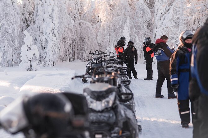 2 Hours Snowmobile Safari to the Levi Nature - Meeting and Pickup