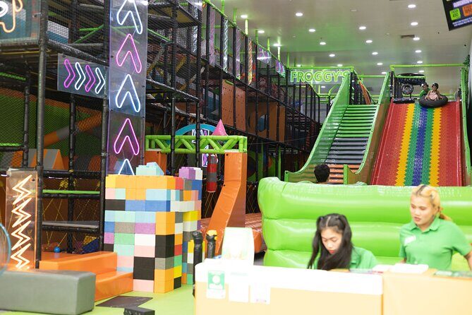 2 Hours Trampoline, Playground, Rope Park and Game Card 1200 baht - What to Expect at Froggys Fun Park