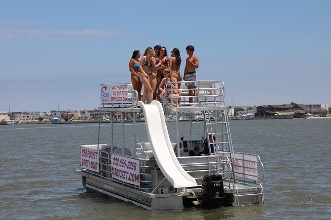 2-Hr Sunset Ultimate Party Pontoon Rental in Chincoteague Island - An Overview of the Experience