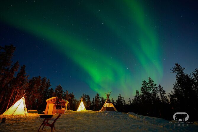 2 - Night Aurora Quest with Glass Tipi Experience - The Experience of a Lifetime, with Practical Comfort