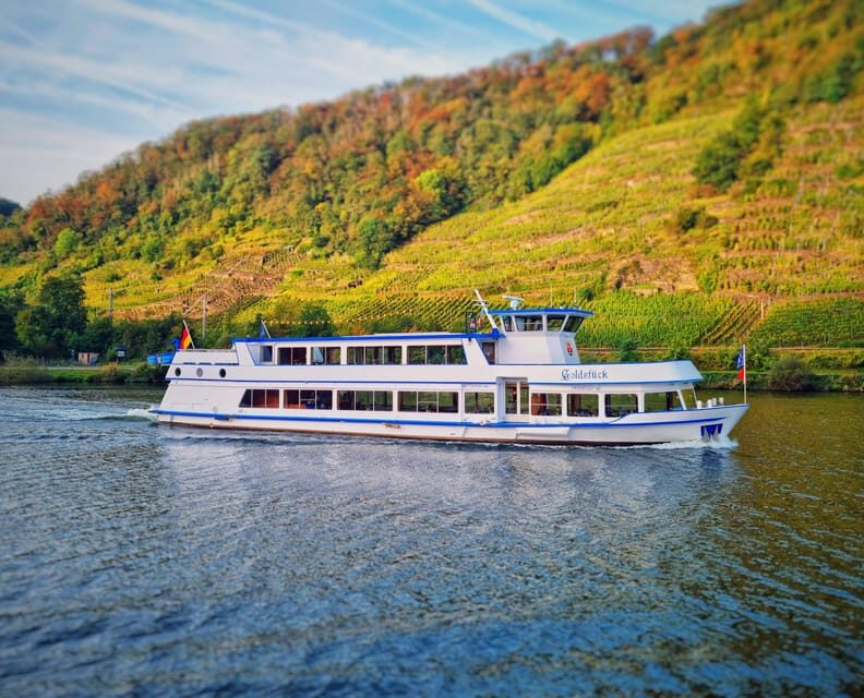 2-River Day-trip by boat from Koblenz to Alken - The Final Stop: Alken