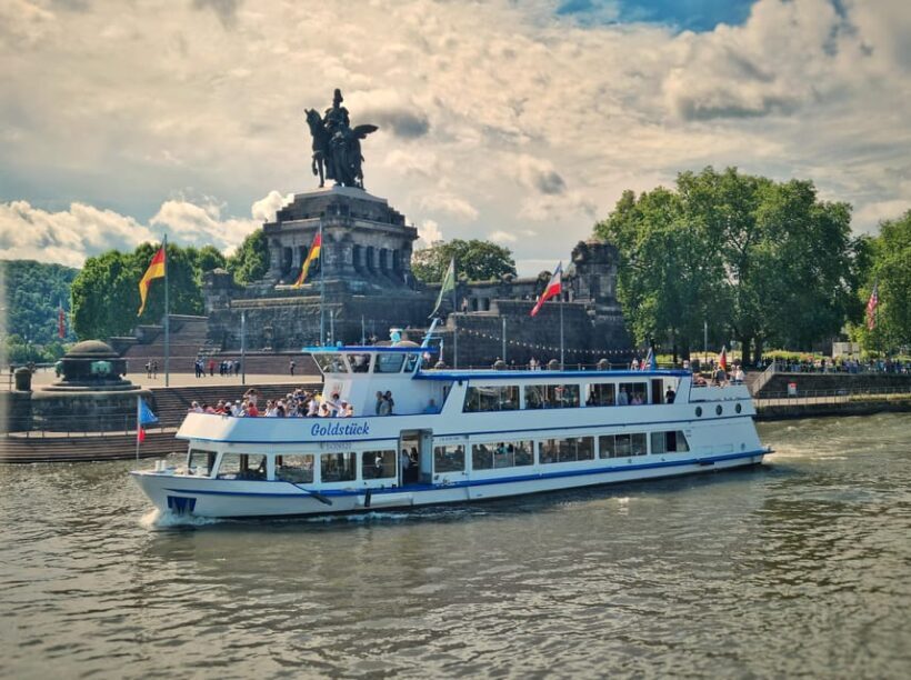 2-River Day-trip by boat to Koblenz and return from Alken - An Introduction to the Experience