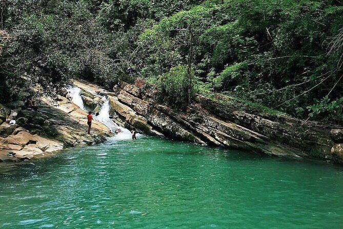 2 Tours in 1 Day: Rainforest Waterslides & Beach Tour w/Transport - Key Points