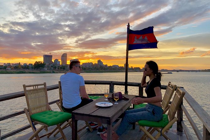 2hours Private Sunset Cruise with unlimited beer, soft drinks and Tour guide - A Relaxing Sunset Cruise on Phnom Penh’s Rivers