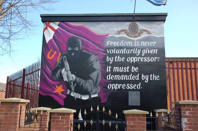 2hours Republican & Loyalist Mural Black Taxi Tour From Belfast - Understanding the Troubles in Belfast