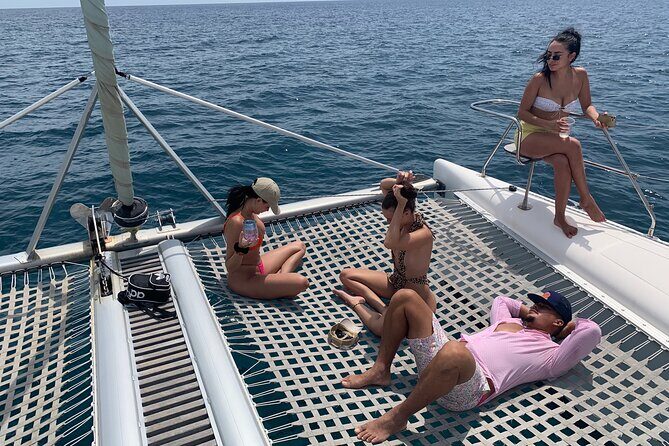 3.5hr Private Catamaran Cruise with Snorkeling, DJ, Bar, Food - FAQs