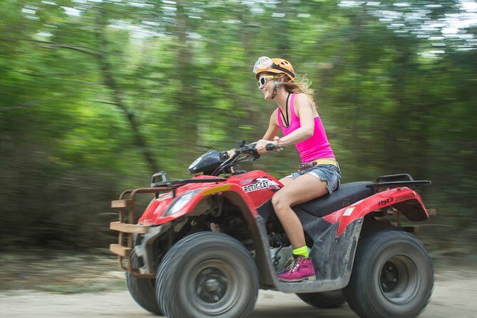 3 adrenaline activities Atvs Zipline and a swim experience in a cenote - FAQ