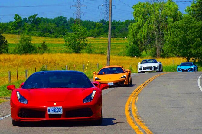 3 Hour Exotic car Tour driving 4 to 5 Super cars - Key Points