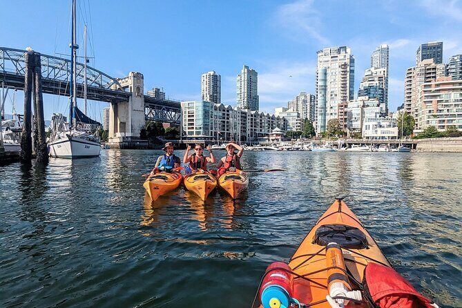 3 Hour Kayak in Vancouver with Coffee on the Beach - Key Points
