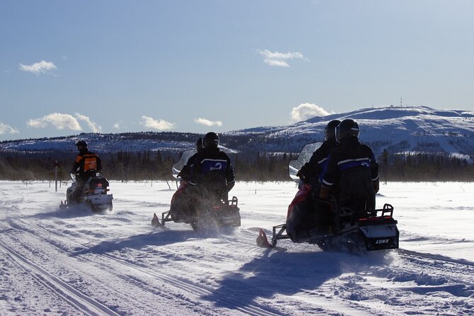 3 Hour Snowmobile Safari Around Levi With Coffee Break - Snacks, Coffee, and Tea