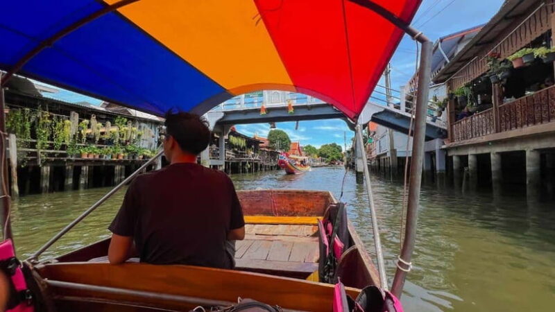 3 Hrs Private boat Tour Bangkok Floating Market by Flat Boat - Key Points