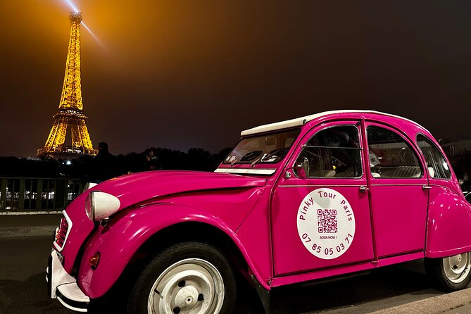 3H Champagne Tour Through Paris by Night in a Pink Citroën 2CV - Introduction