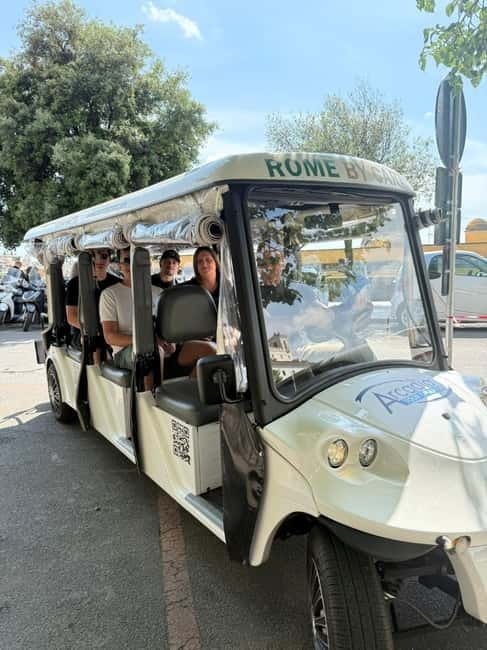 3H Rome: Baroque, Ancient and food experience by Golf Cart - Authentic Experiences and Local Insights