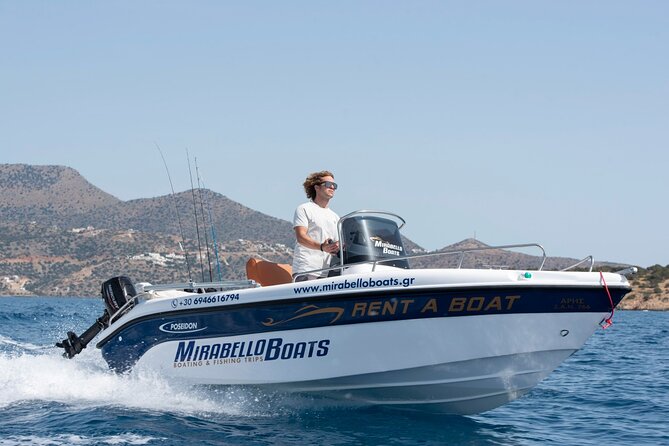 4-Hour Private Boat Rental Without Skipper at Agios Nikolaos - Meeting Point and End Point