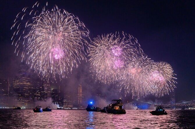 4th of July Fireworks Boat Party - A Bright and Buzzy 4th of July Fireworks Boat Party in Miami