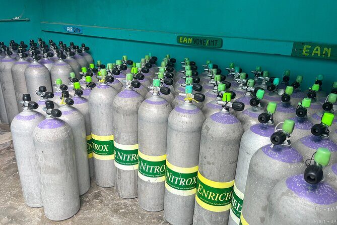 6 days Unlimited Diving Air and Nitrox package - Key Points