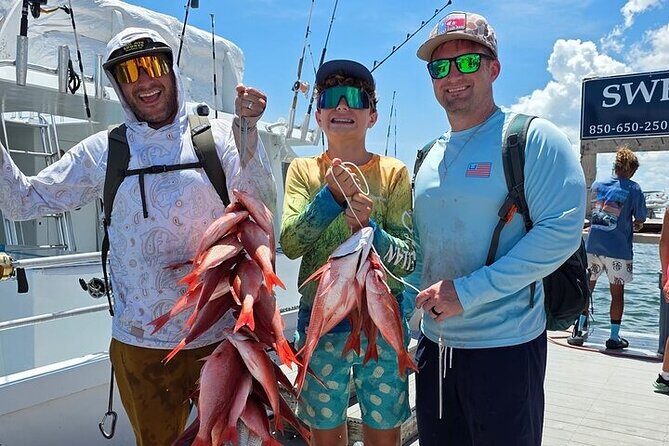 6 Hour Family Friendly Party Boat Fishing in Destin - What Past Guests Have Said