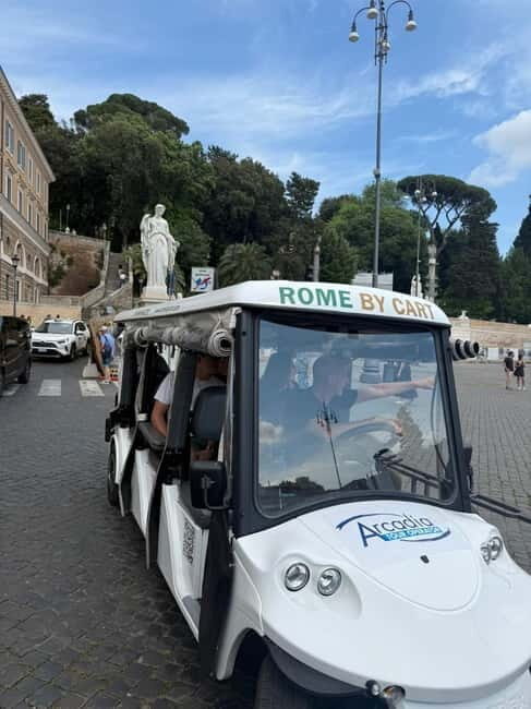 6H Rome: Day Tour Complete on a Golf Cart with Seated Lunch - In The Sum Up