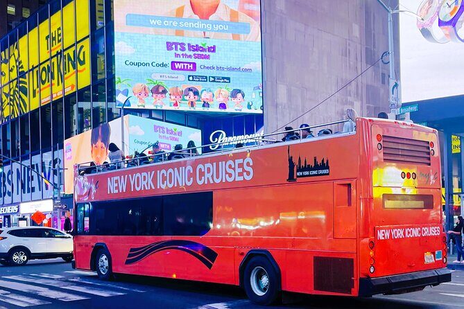 75-Minutes NYC Sightseeing Night Double Decker Bus Tour - Little Italy and SoHo