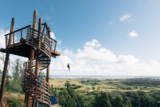 8-Line Zipline Adventure on Oahu's North Shore - Rappels, Sky Bridges, and Surprises