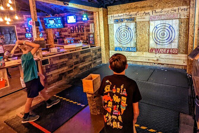 90 Minute Axe Throwing Guided Experience St Pete Hatchet Hangout - Key Points