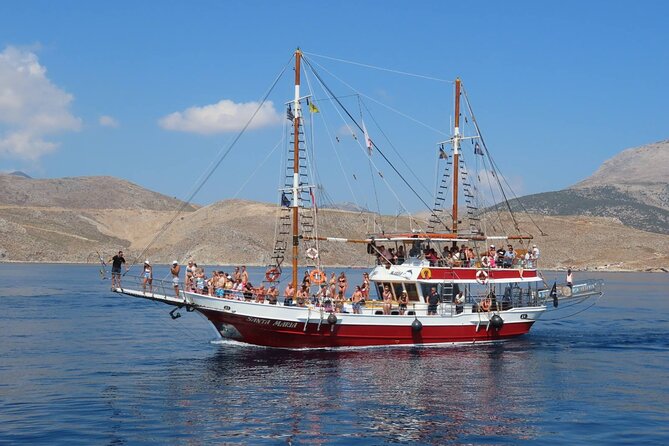 A Day's 3-Island Cruise Tour with Transfer - Stop 3: Pserimos — Relax and Enjoy a Small Beach Stop