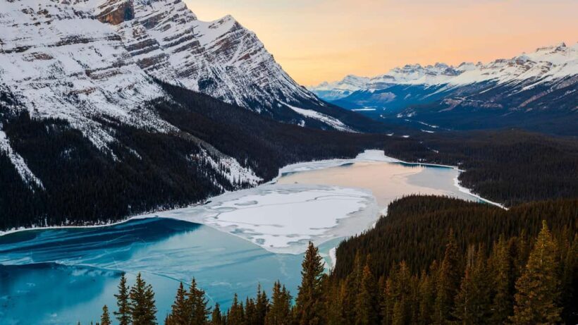 Abraham ice bubble lake/Sunwapta Falls Peyto Lake Bow Lake - Sunwapta Falls (Available October to November) – A Seasonal Delight