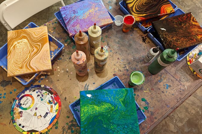 Acrylic Pour Painting Class in Estes Park, Colorado - FAQ